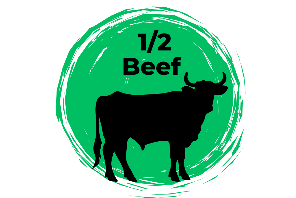 1/2 Grass-Fed Beef Meat Package | Bulk Freezer Beef from Local Farmers ...