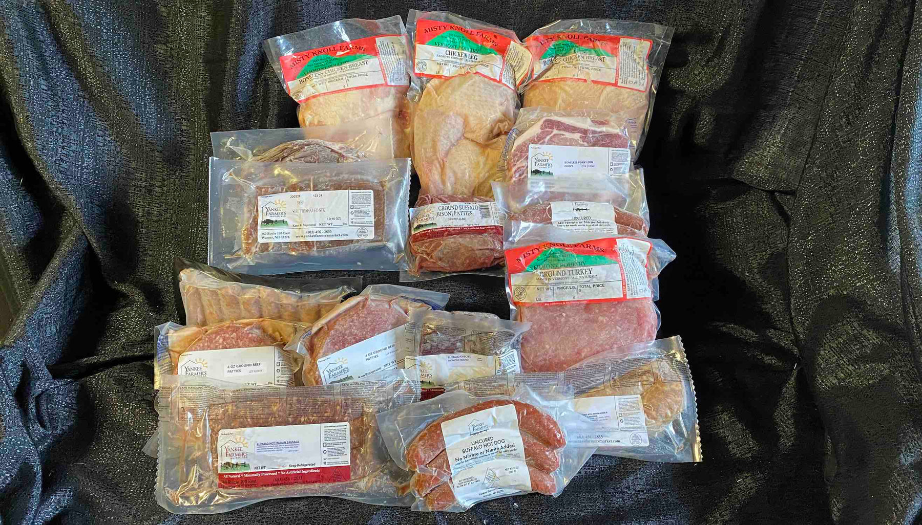 Yankee Farmer's Market Bison Meat, Grass Fed Beef, Pork and Poultry
